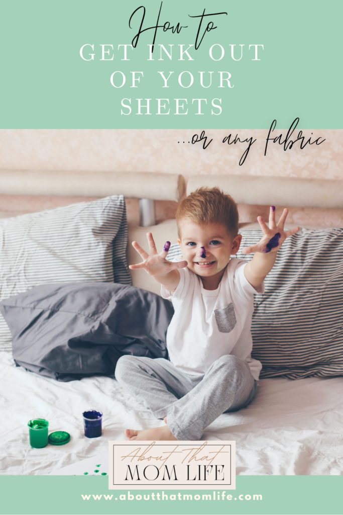 How To Remove Ink From Fabric - About That Mom Life